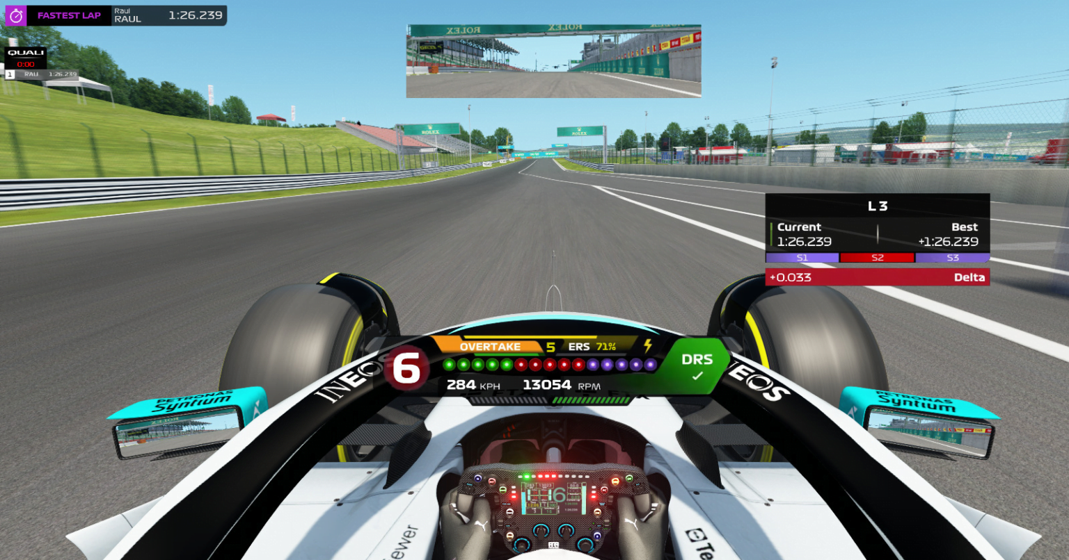 HUD F1 para Assetto Corsa - Formula Online